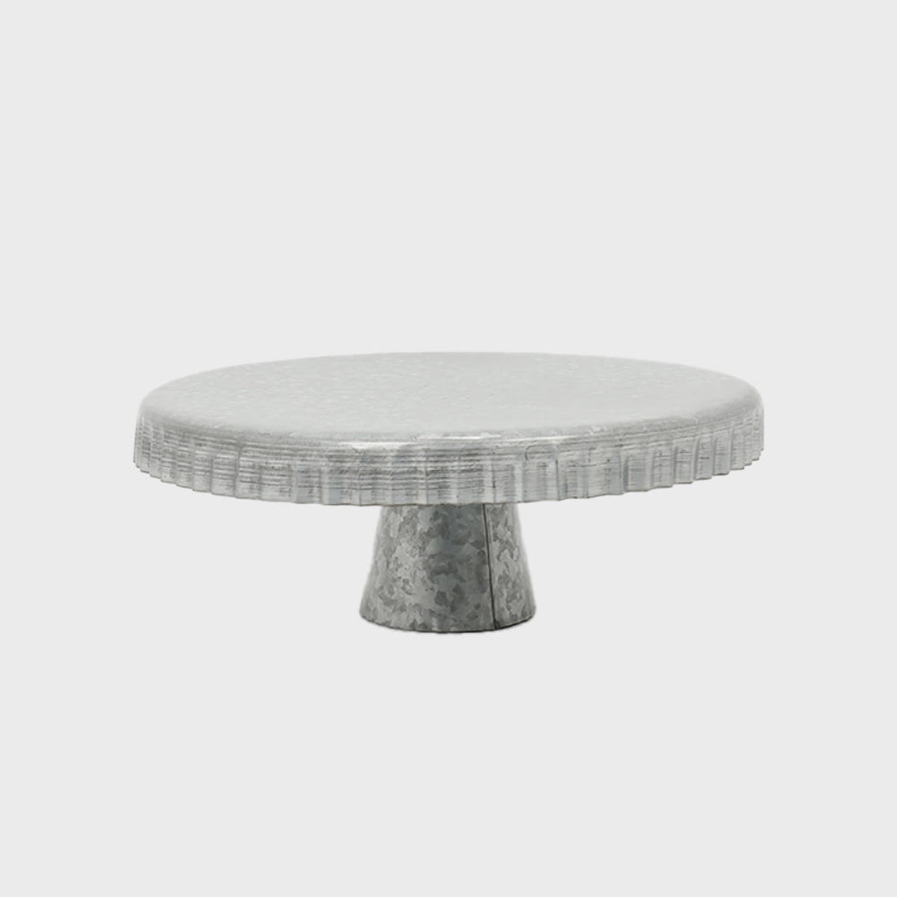 Galvanised Large Metal Cake Stand | Countertop Display