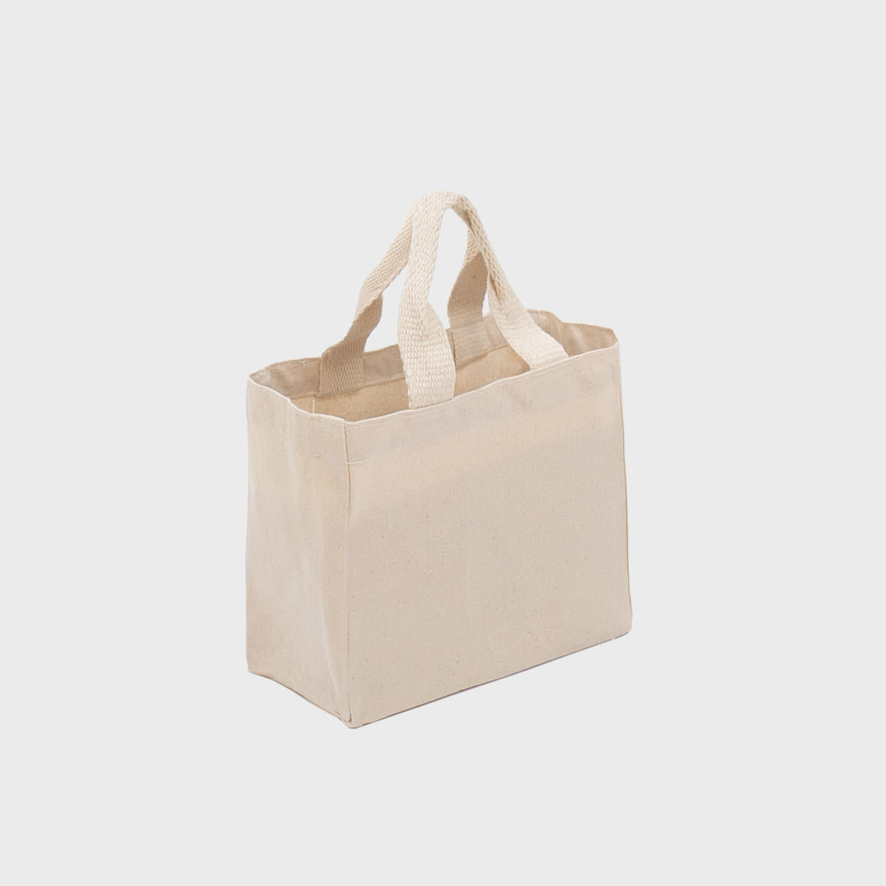 Mini Natural 10oz Recycled Cotton Bag | Small Fabric Bags