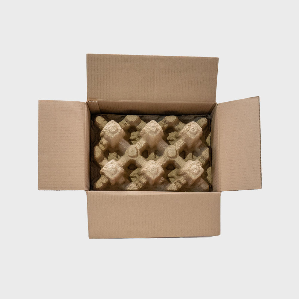 6 Bottle Reinforced Pulpsafe Postal Pack | Bottle Postal Boxes