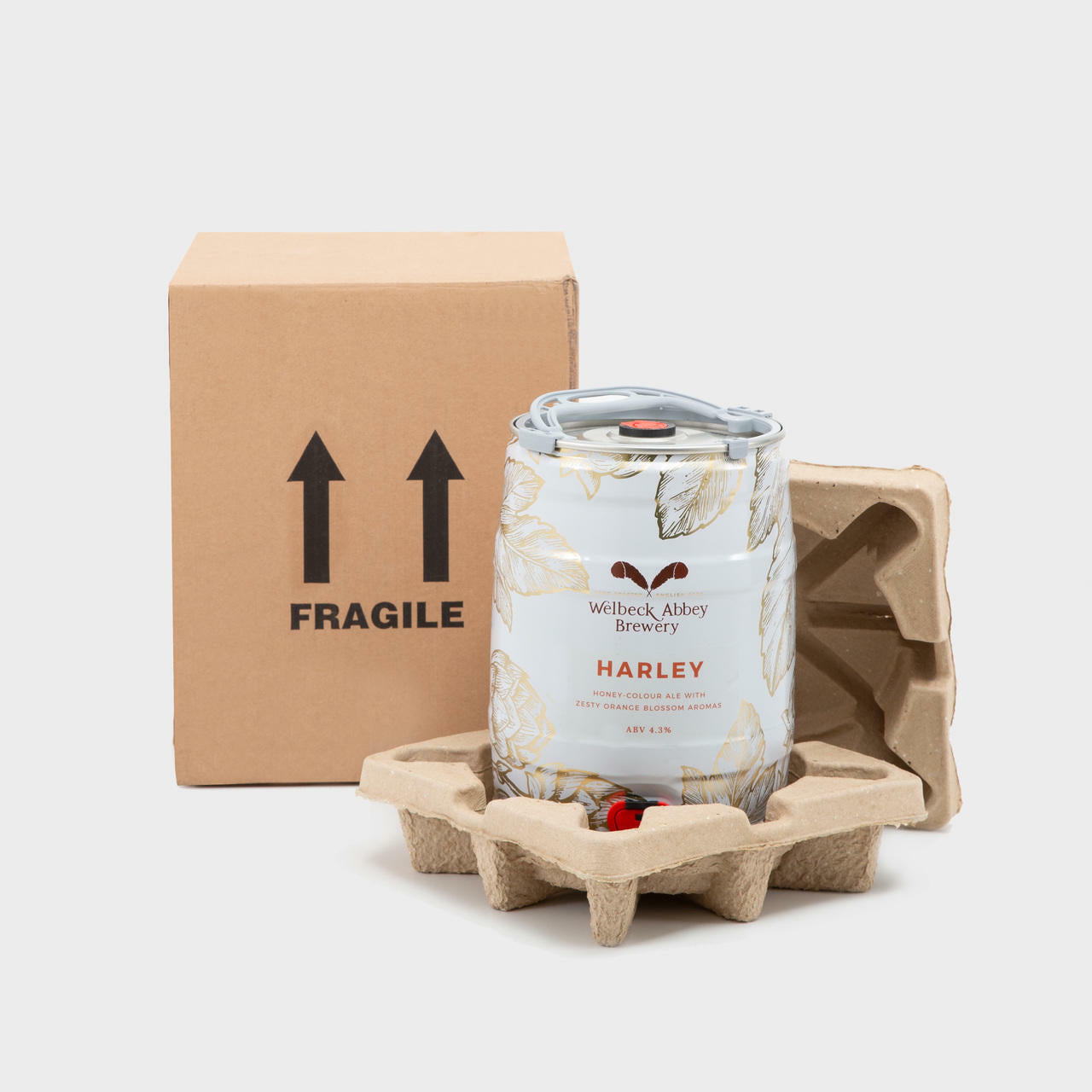 5L Beer Keg Pulpsafe Shipping Box | WBC