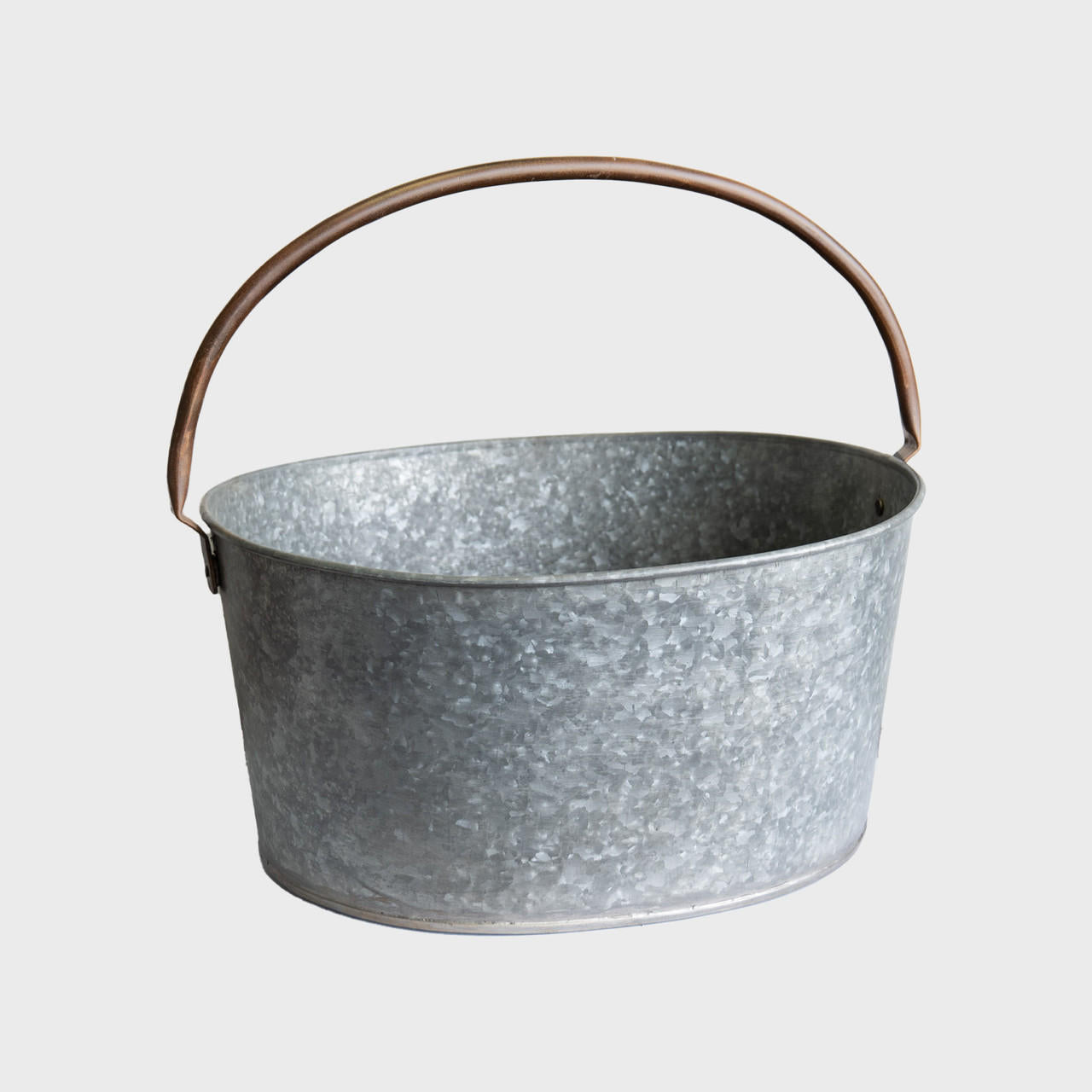 Galvanised cooler bucket with handle | WBC