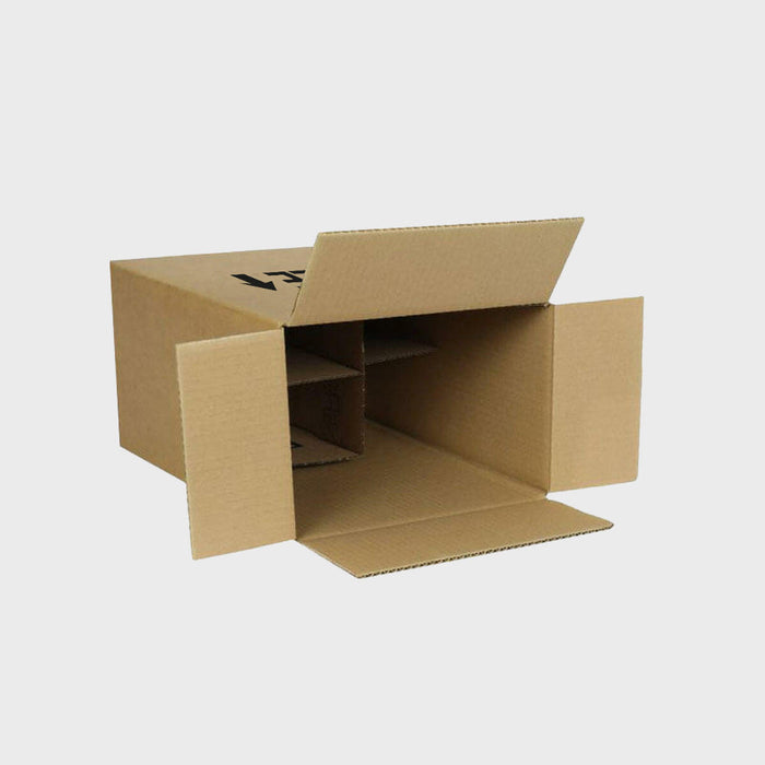6 Bottle Repacking Case | Cardboard Bottle Boxes | WBC
